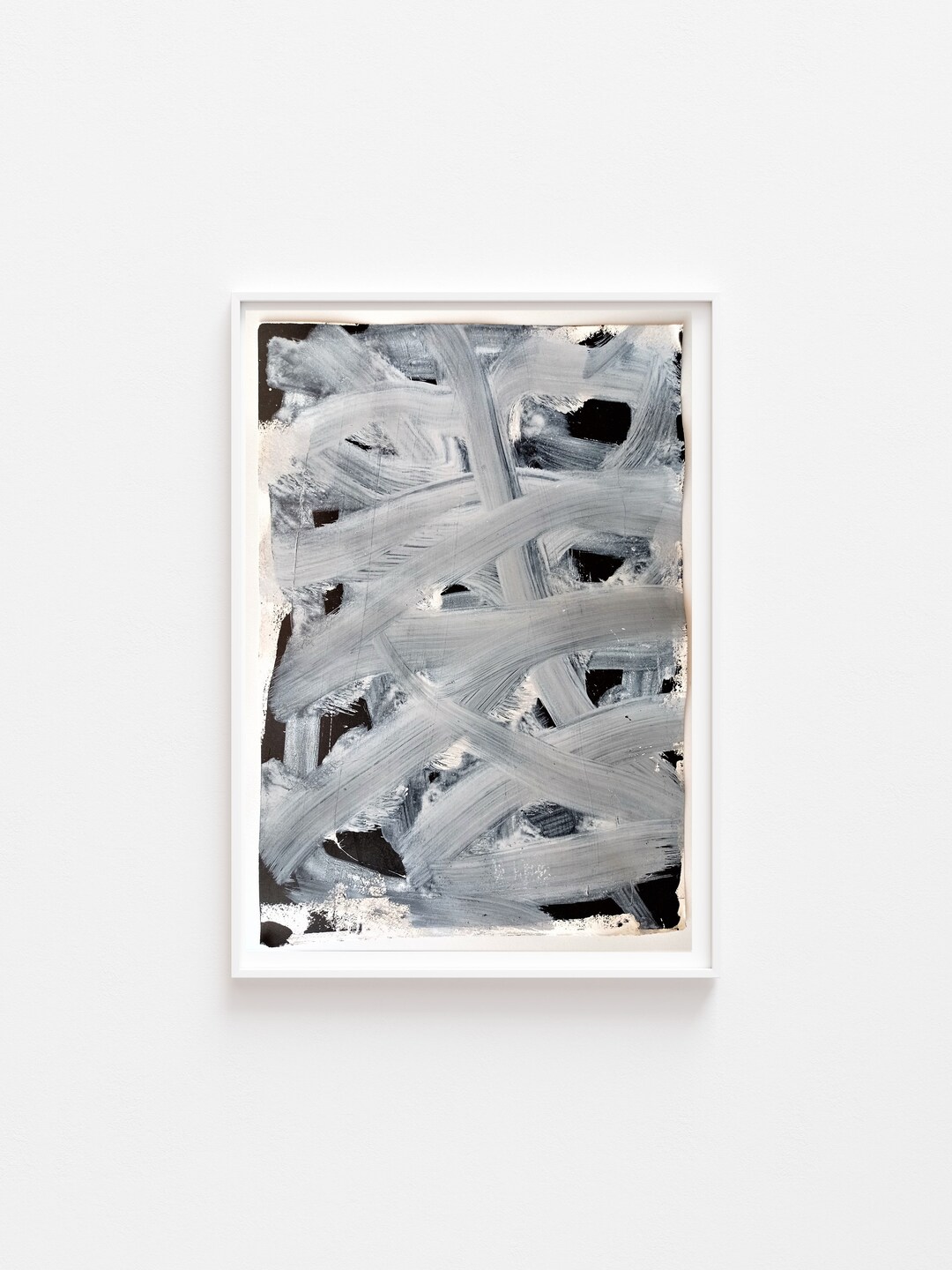 Minimal Art, Oil Painting on Paper (laid Paper), Abstract, Original ...