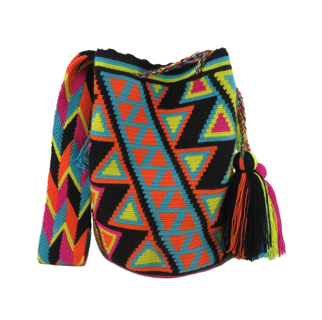 Wayuu Bag Large Mochila Wayuu Pattern Handmade Bolso Wayuu Taschen Sac ...