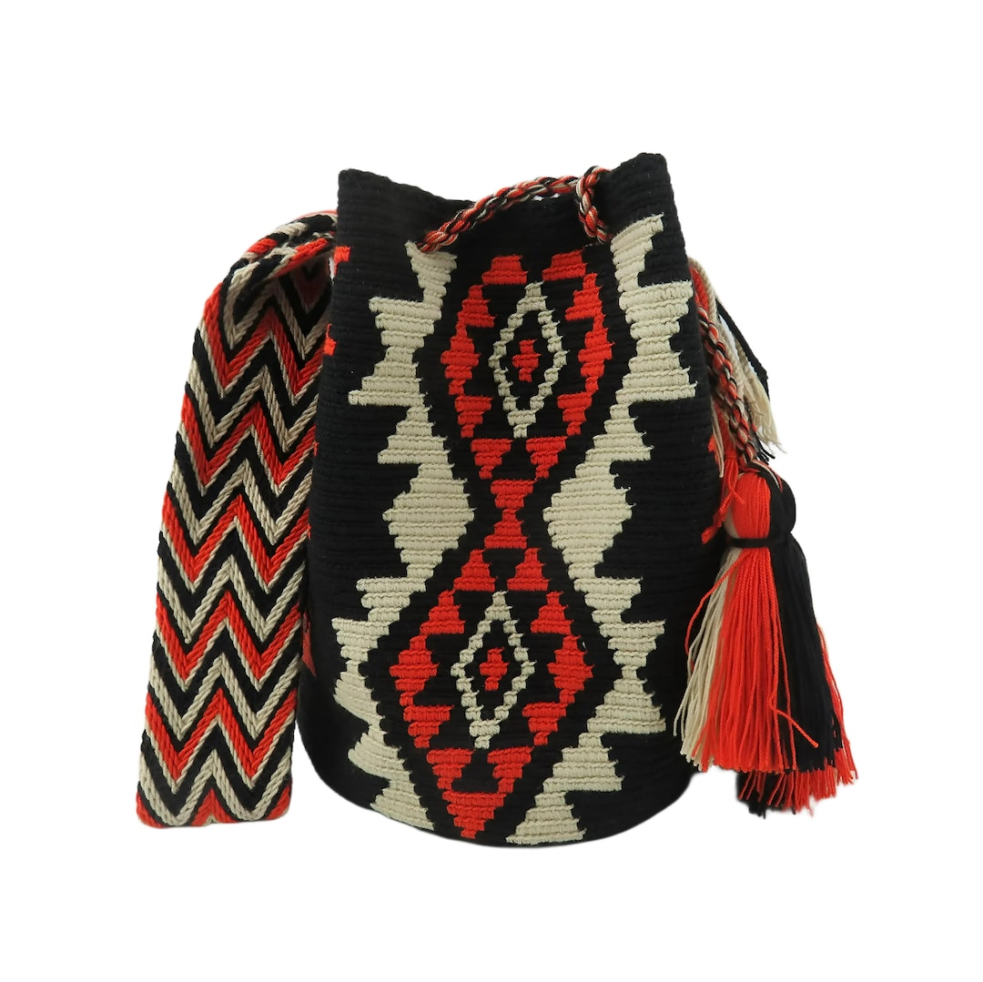 Wayuu Bag Large Mochila Wayuu Pattern Handmade Bolso Wayuu Taschen Sac ...
