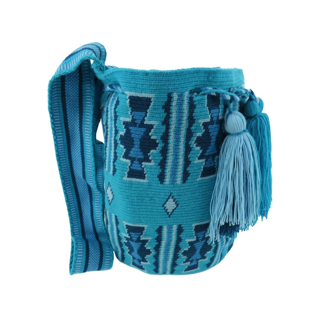 Wayuu Bag Large Mochila Wayuu Pattern Handmade Single Thread Bolso ...
