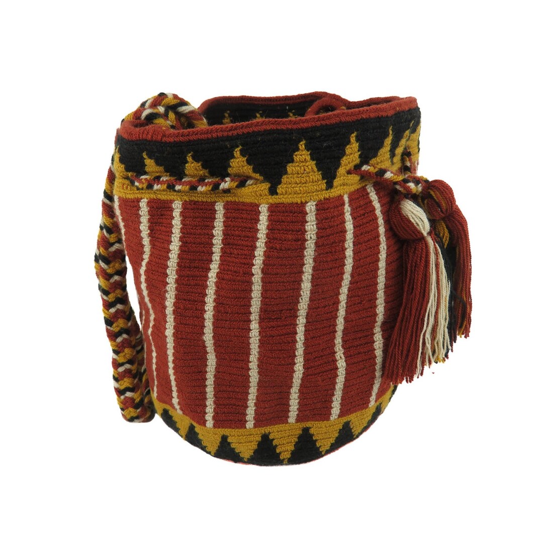 WAYUU Medium Bag Colombian Handmade Shoulder Mochila Colorful Strap ...