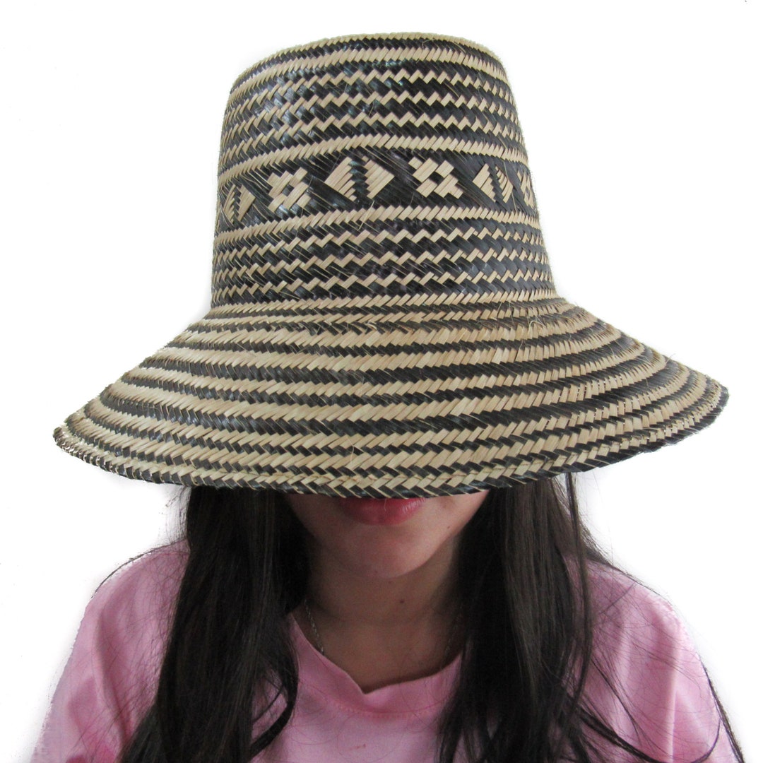 Wayuu Hat Made in Iraca Palm Straw Handmade in Colombia / - Etsy