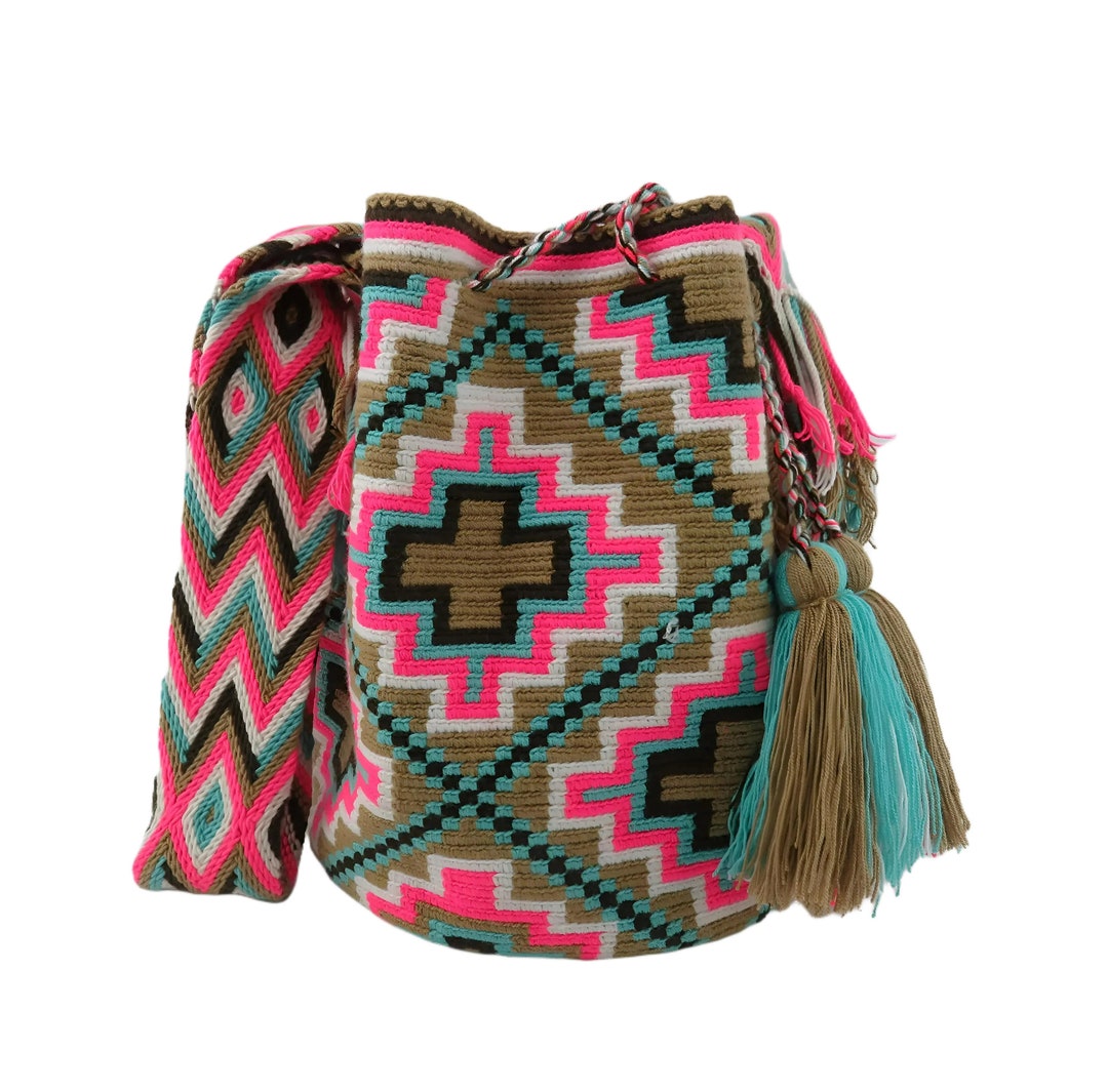 Wayuu Bag Large Mochila Wayuu Pattern Handmade Bolso Wayuu Taschen Sac ...
