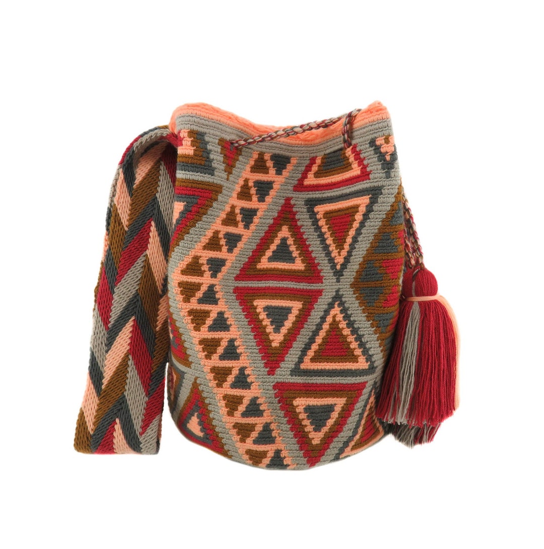 Wayuu Bag Large Mochila Wayuu Pattern Handmade Bolso Wayuu Taschen Sac ...
