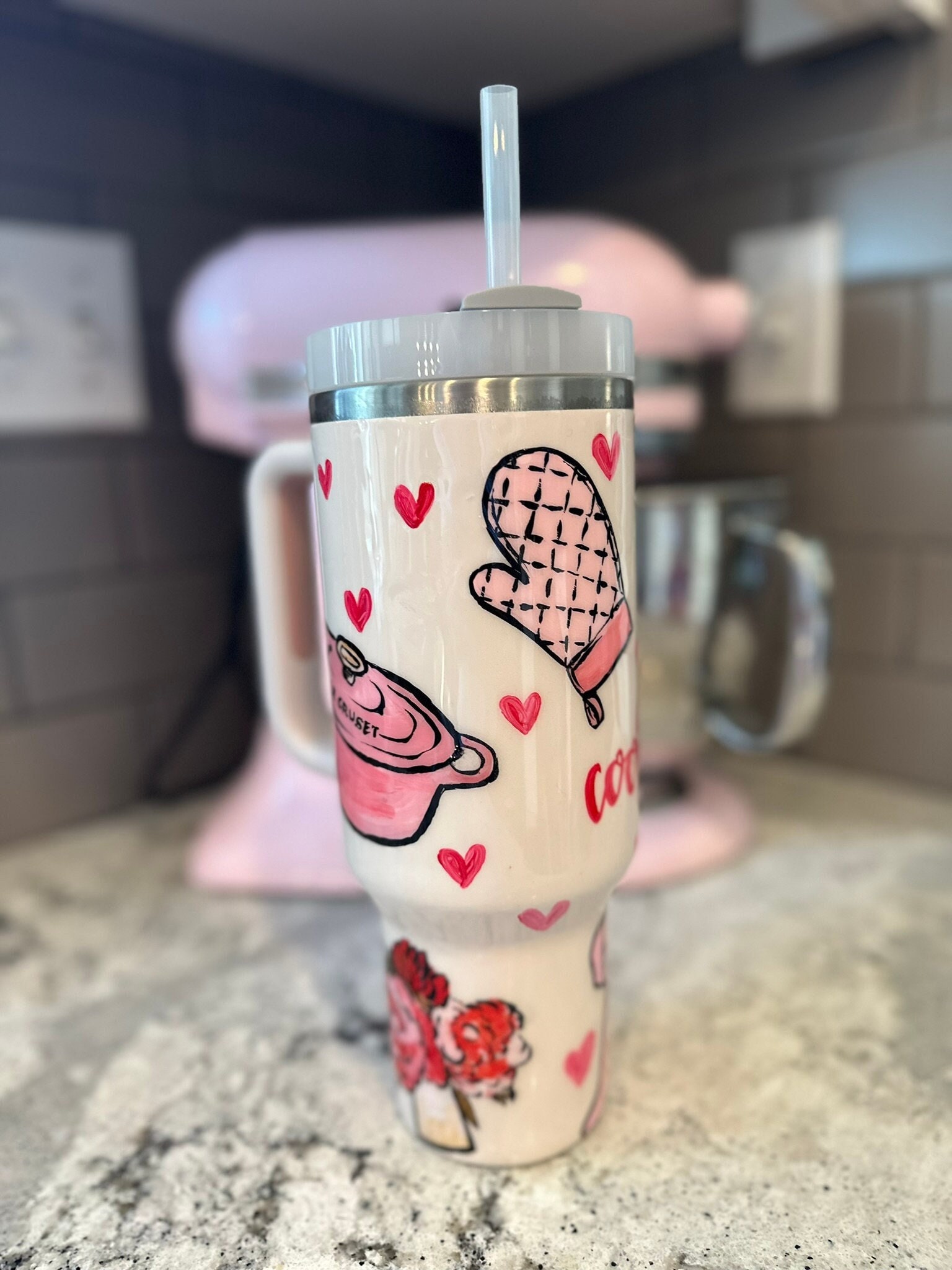 Custom Hand-painted Stanley Tumbler Custom Stanley Cup Custom Blog and ...