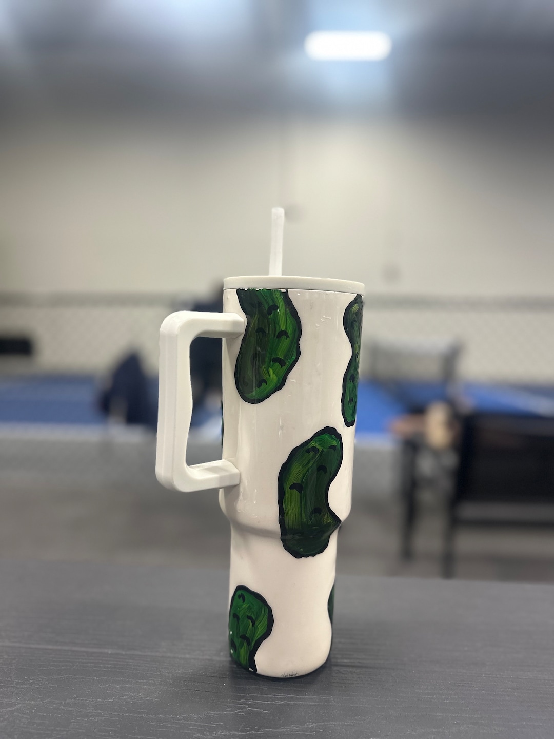 Custom Hand-painted Stanley Tumbler Pickleball Inspired Sport Sipper - Etsy