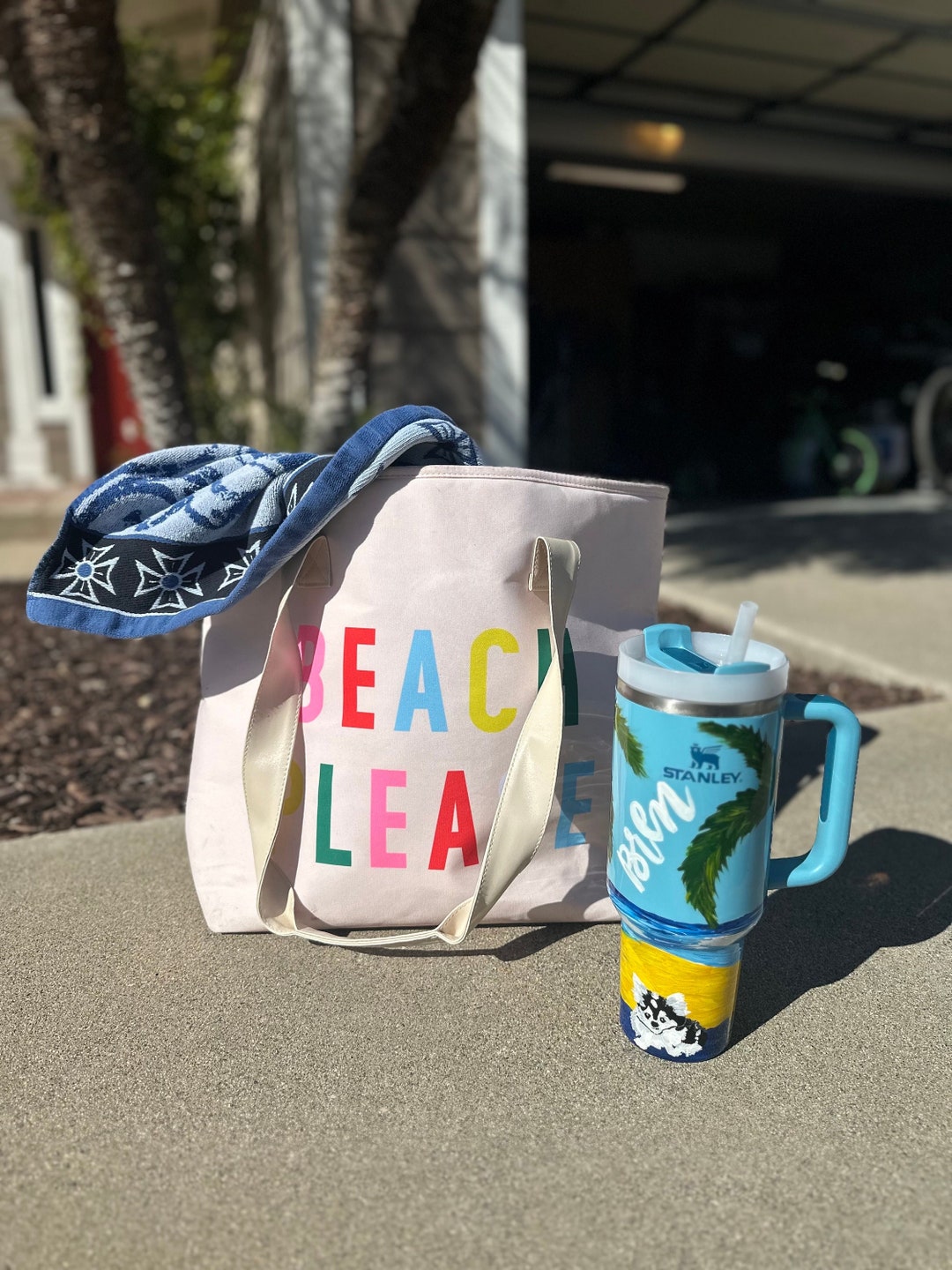 Hand-painted Custom Dog Lover Stanley Tumbler - Etsy