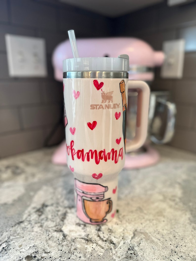 Custom Hand-painted Stanley Tumbler Custom Stanley Cup Custom Blog and ...