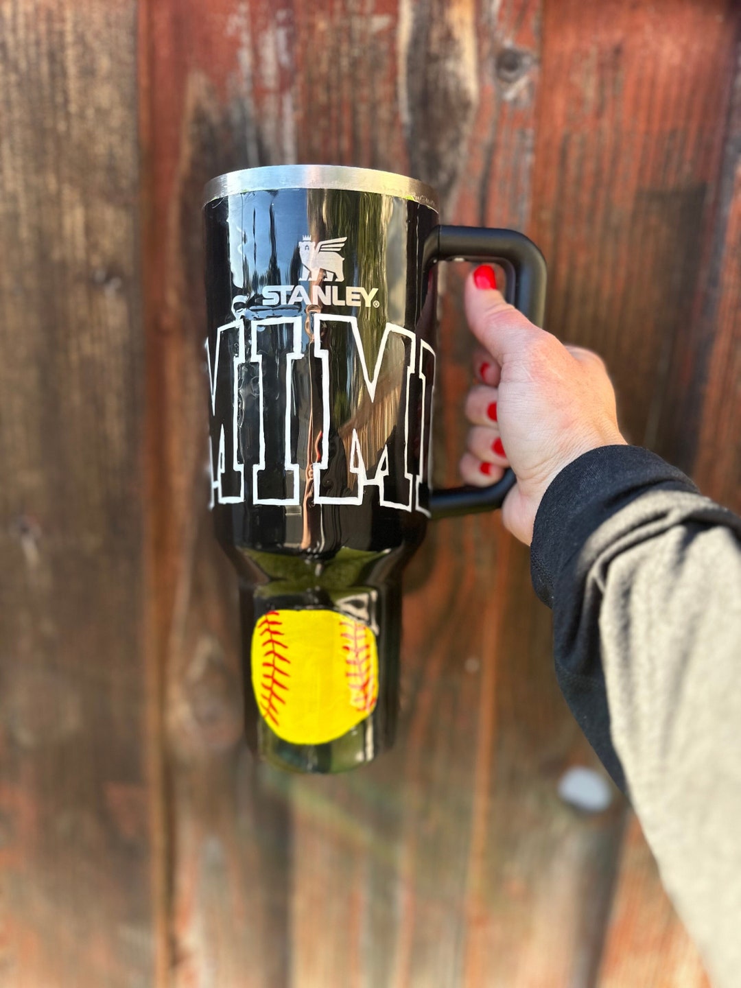 Custom Hand-painted Stanley Tumbler - Sports Team Gift - - Etsy