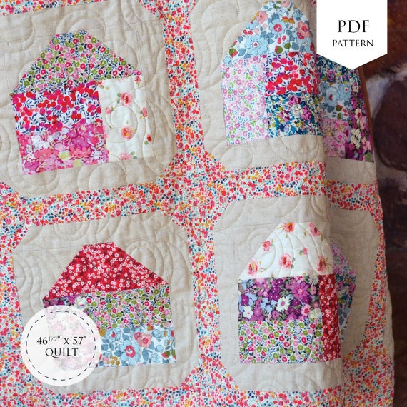 Poppy Lane Quilt PDF Pattern - Etsy