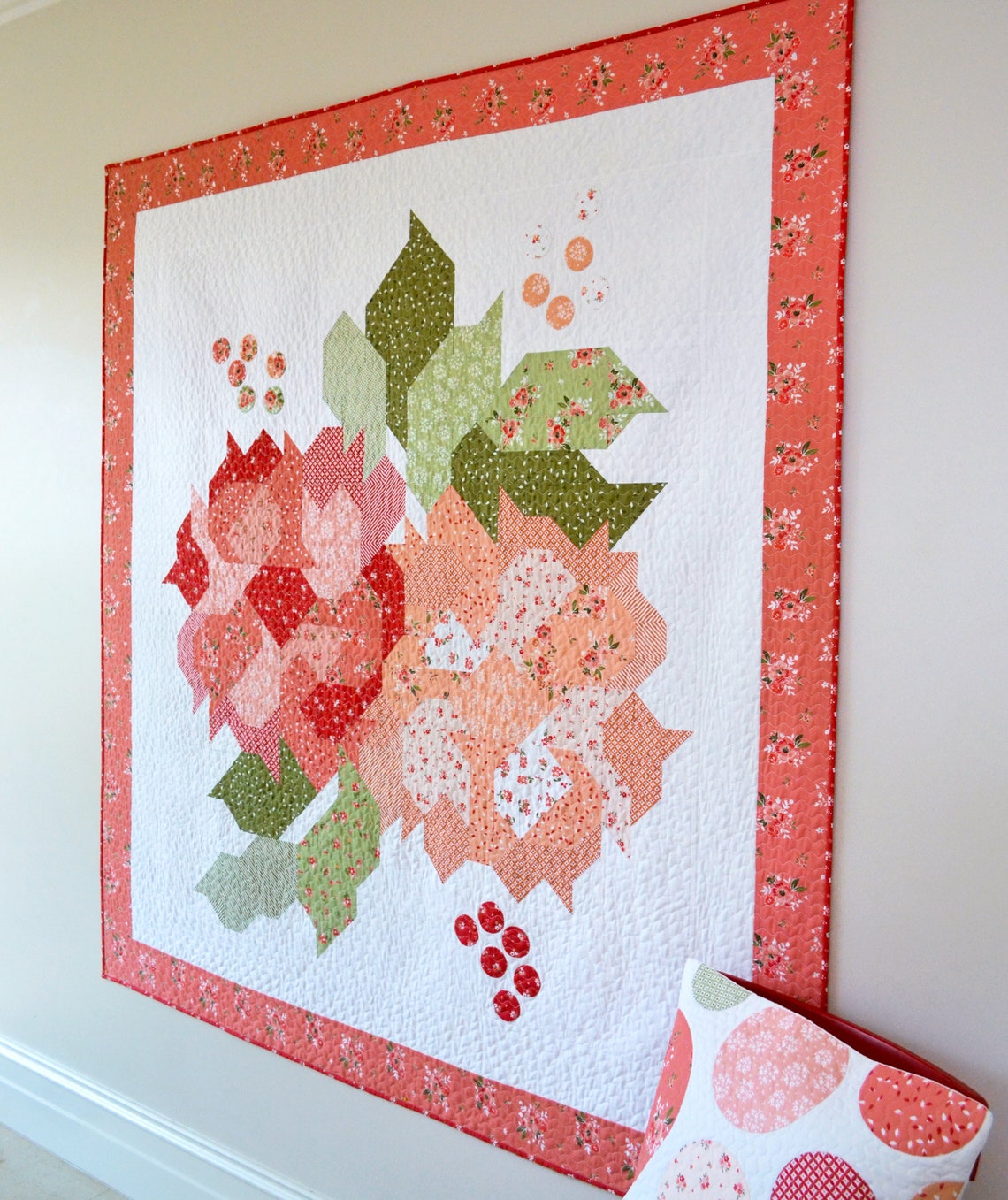 Blushing Blooms Quilt PDF Pattern - Etsy