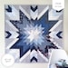 Indigo Star Quilt PDF Pattern - Etsy