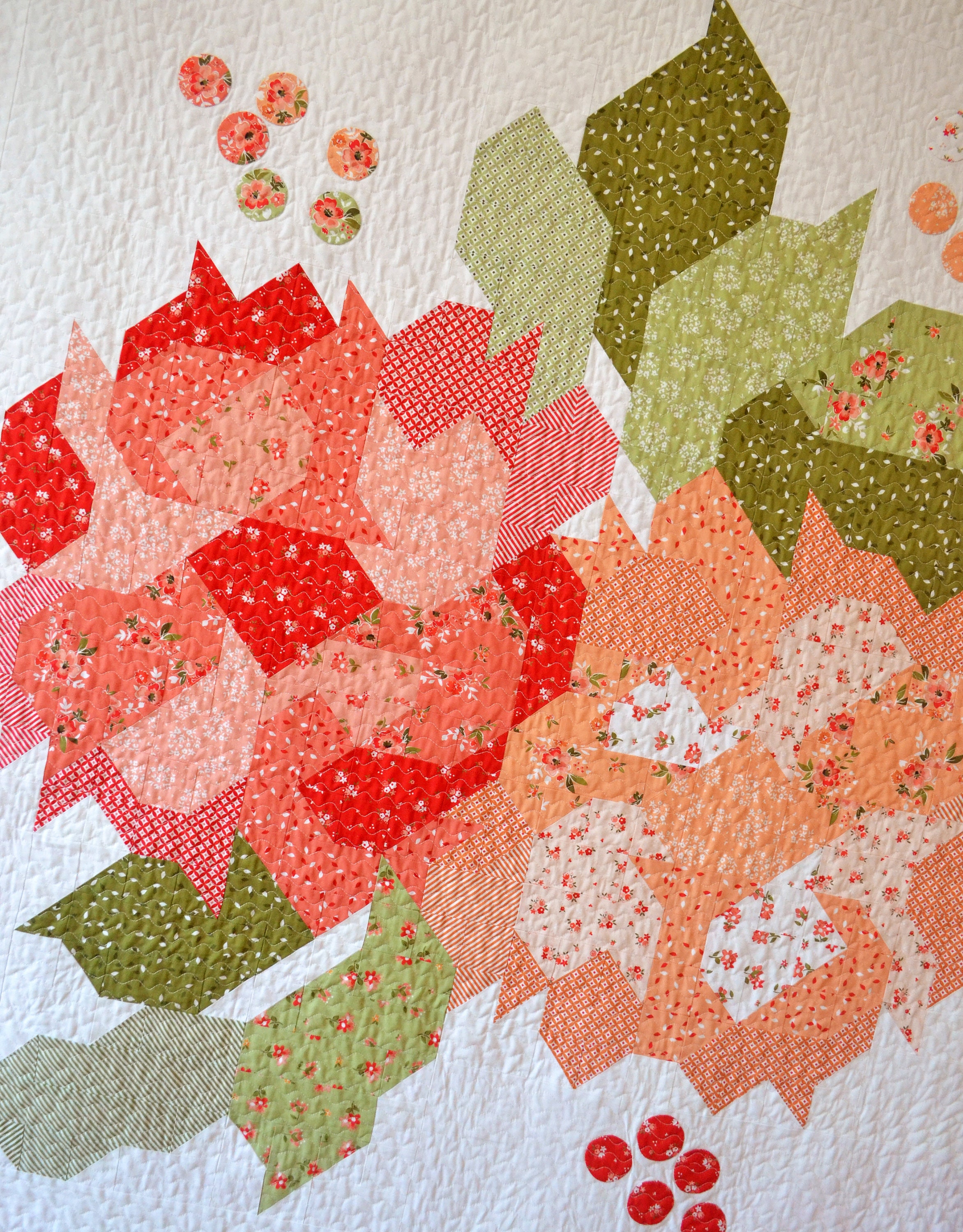 Blushing Blooms Quilt PDF Pattern - Etsy