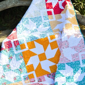 Floral Rhapsody Quilt Paper Pattern - Etsy