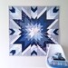 Indigo Star Quilt Paper Pattern - Etsy