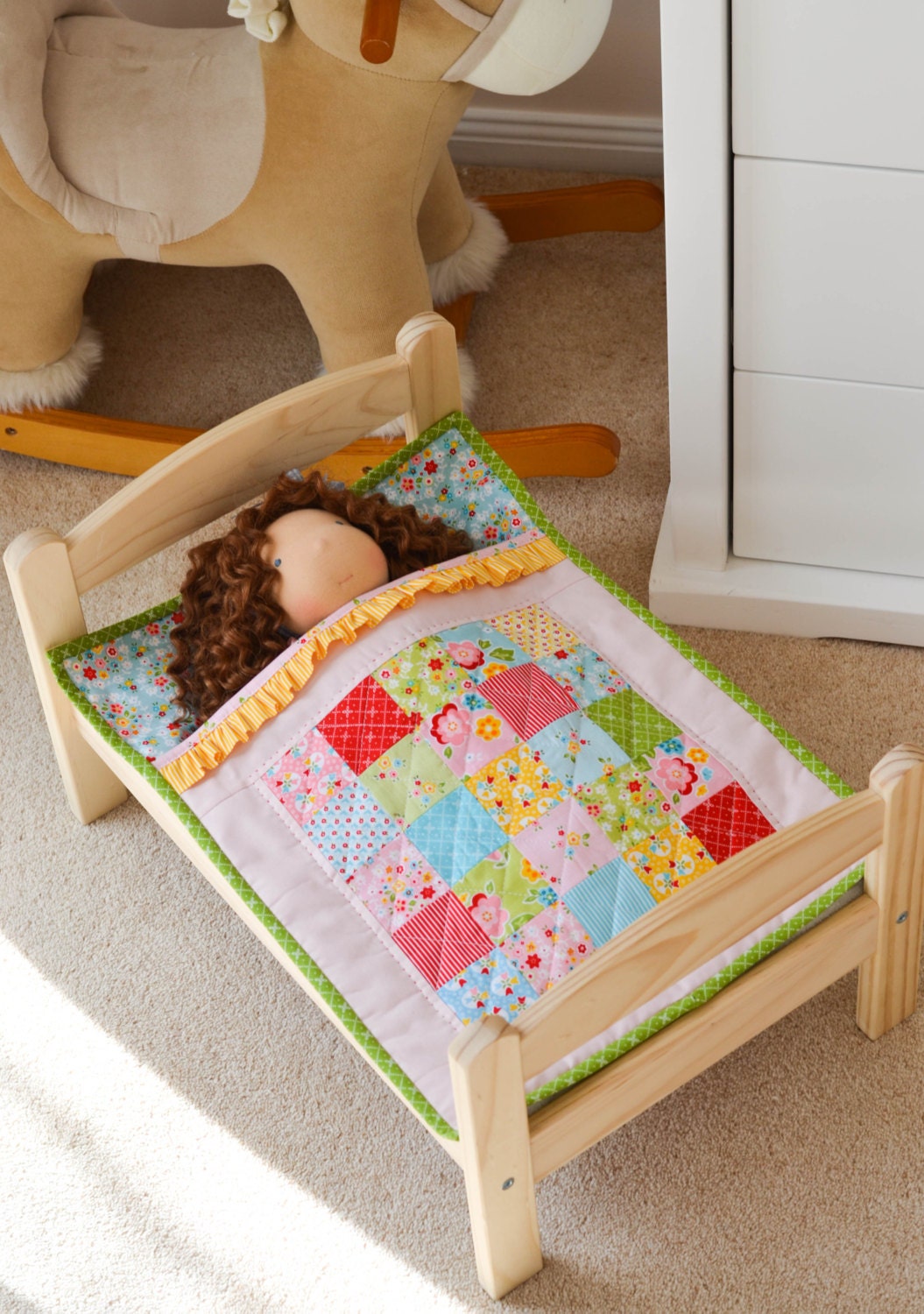 Ruffle Doll Quilt PDF Pattern - Etsy Australia