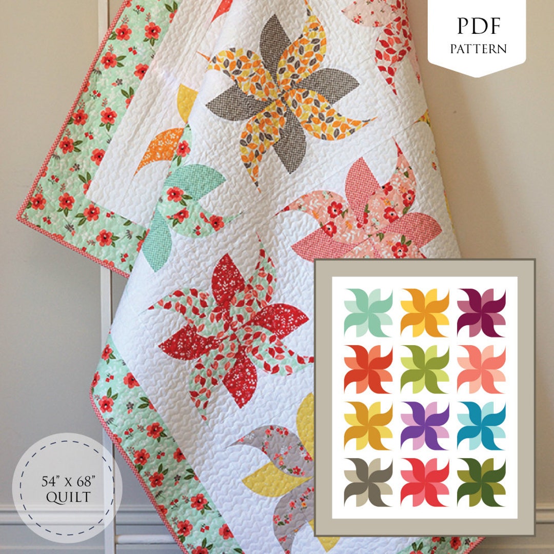 Tumbleweeds Quilt PDF Pattern - Etsy