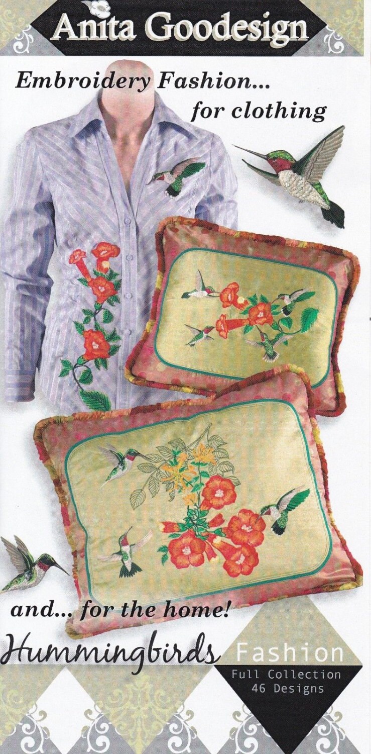Hummingbirds Anita Goodesign Embroidery Design CD - Etsy