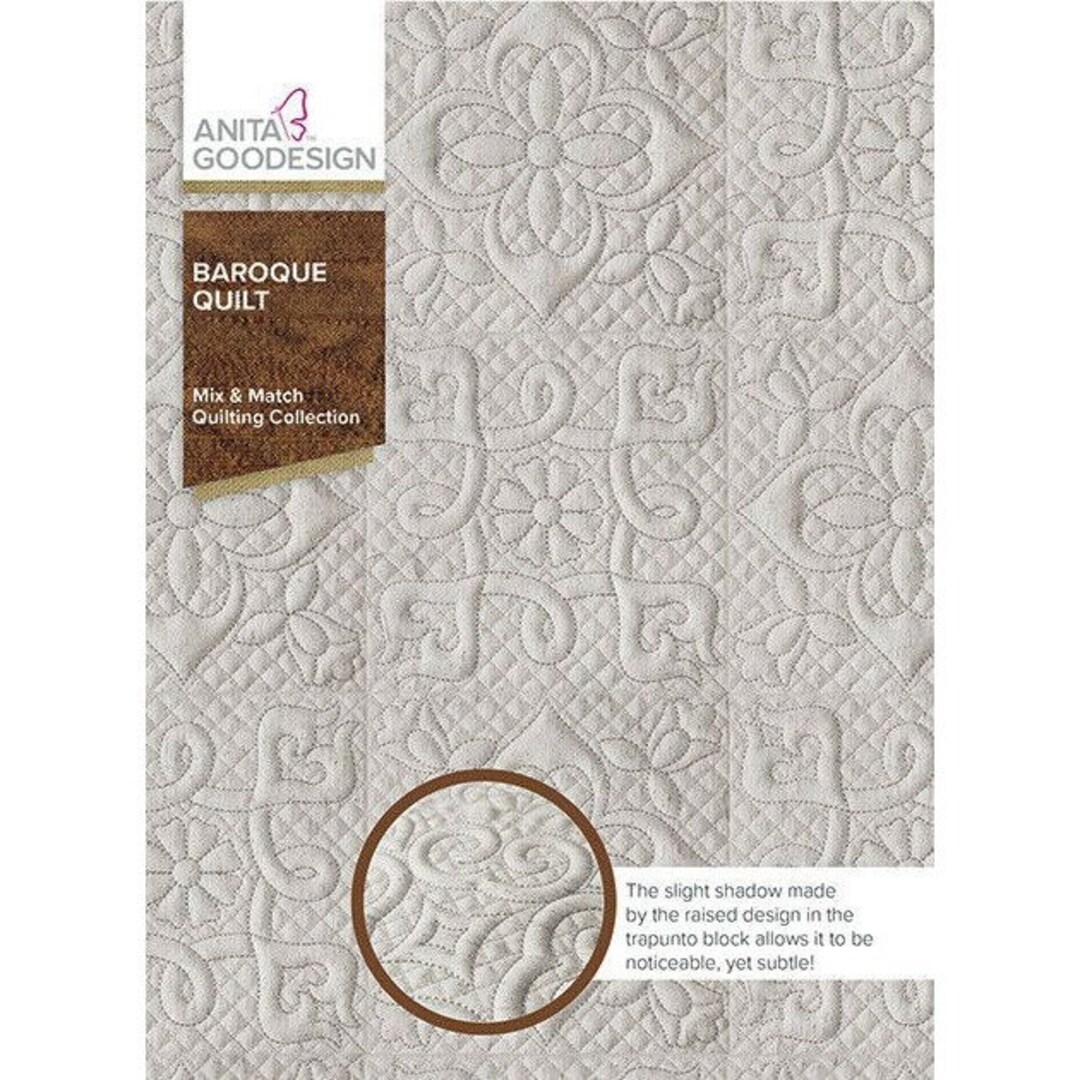 Baroque Quilt Anita Goodesign Embroidery Design Machine Cd - Etsy