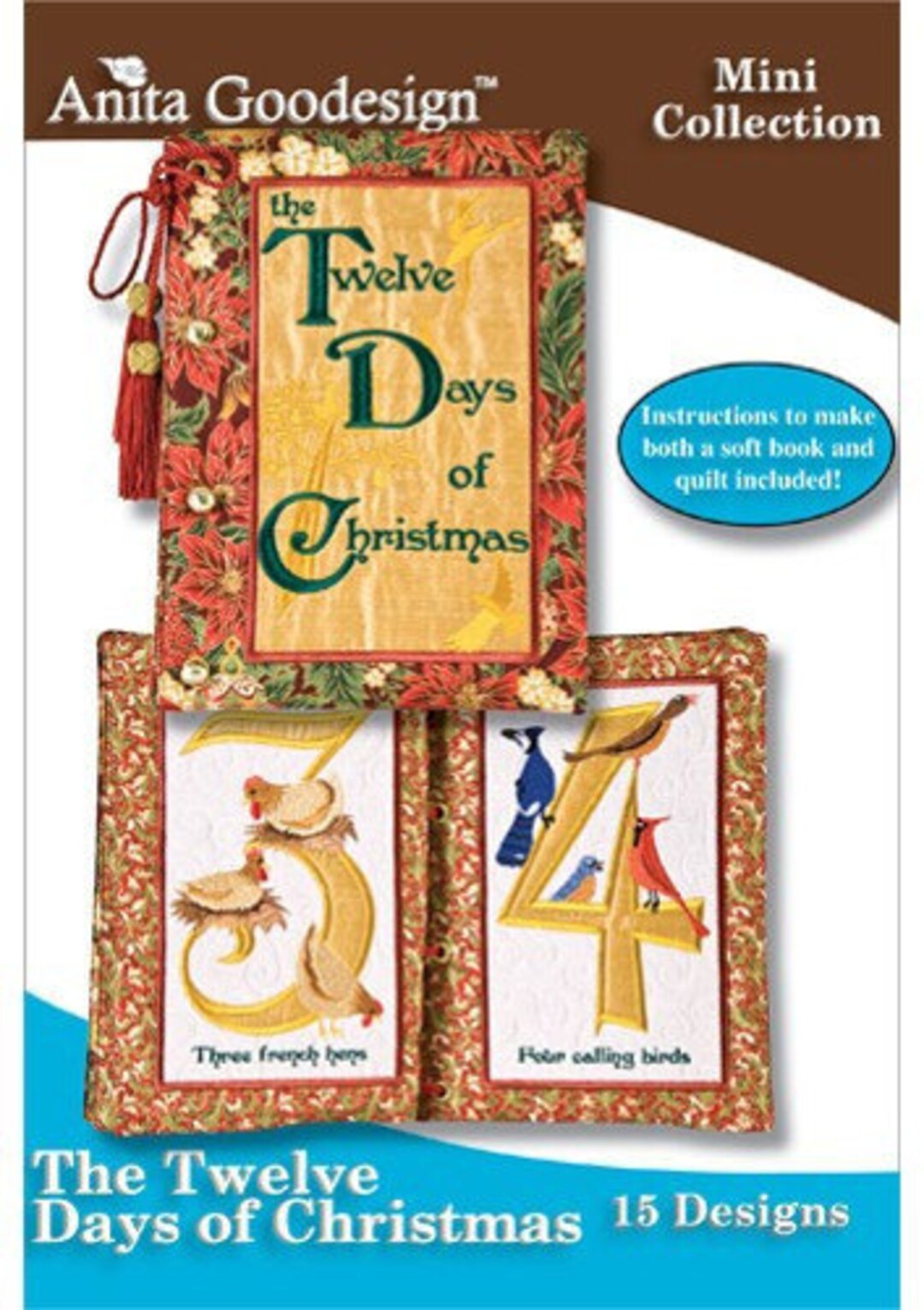 Anita Goodesign Mini 12 Days of Christmas Embroidery CD - Etsy