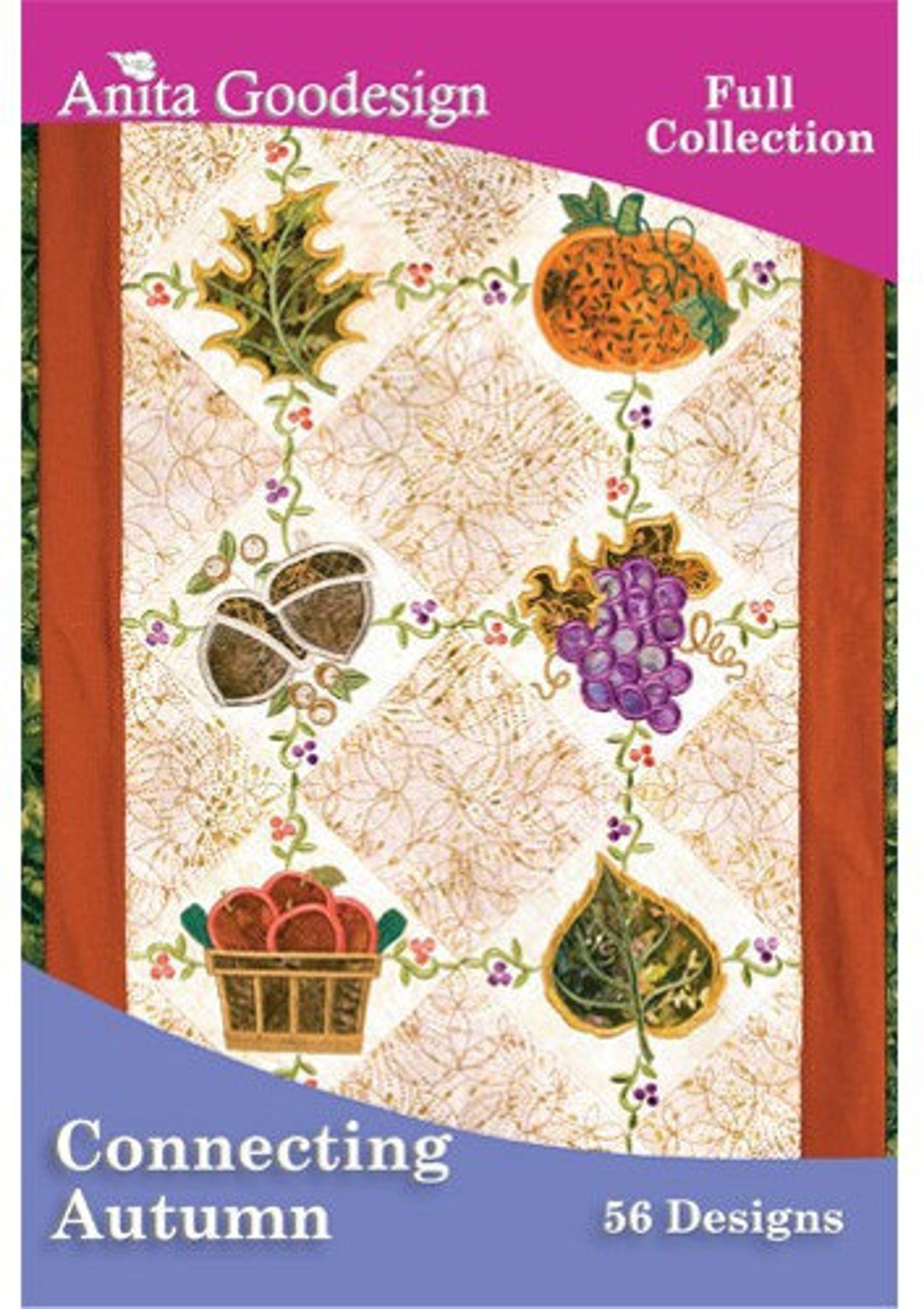 Anita Goodesign Embroidery Designs CD Connecting Autumn - Etsy