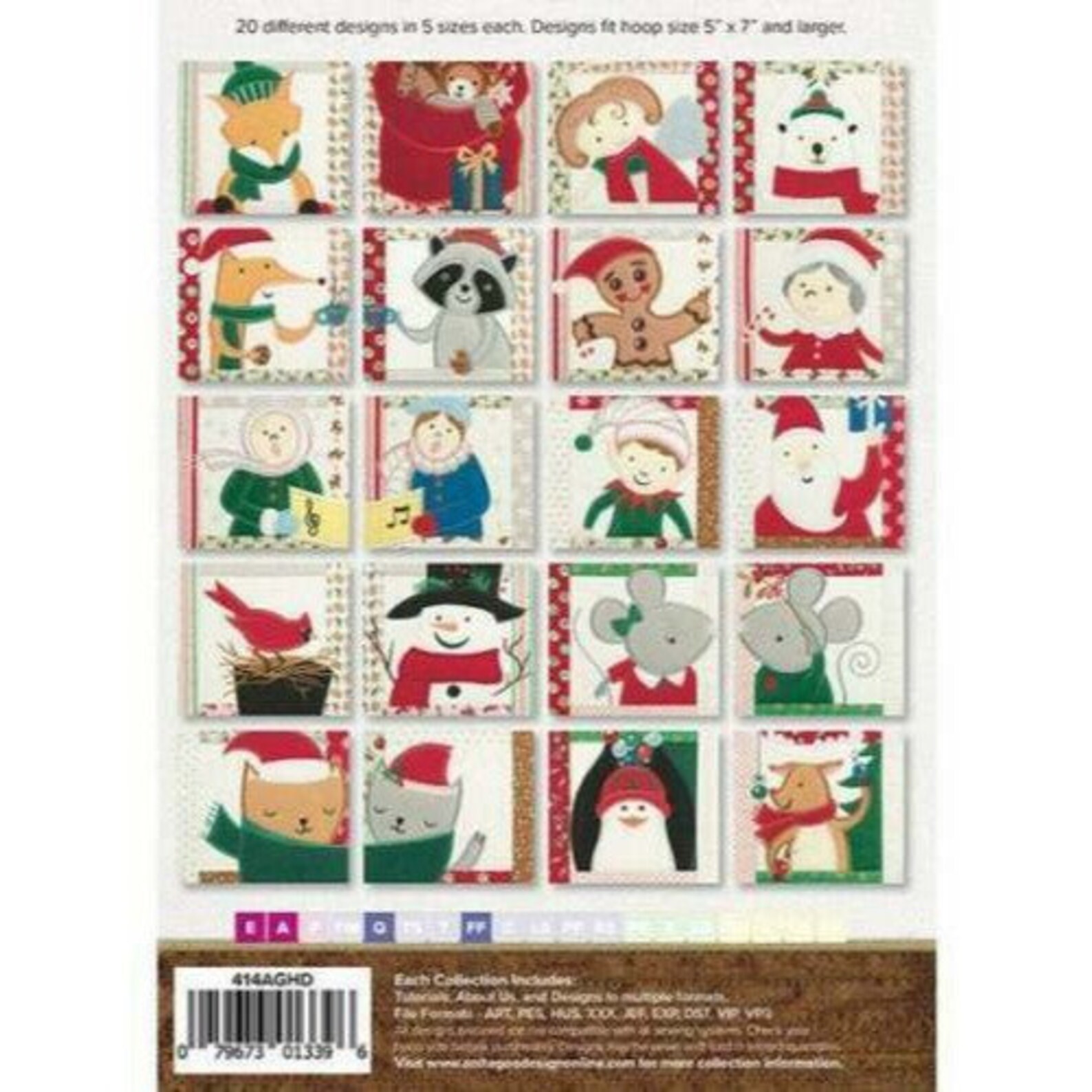 Christmas Peek-a-boo Anita Goodesign Embroidery Designs (CD Only) - Etsy