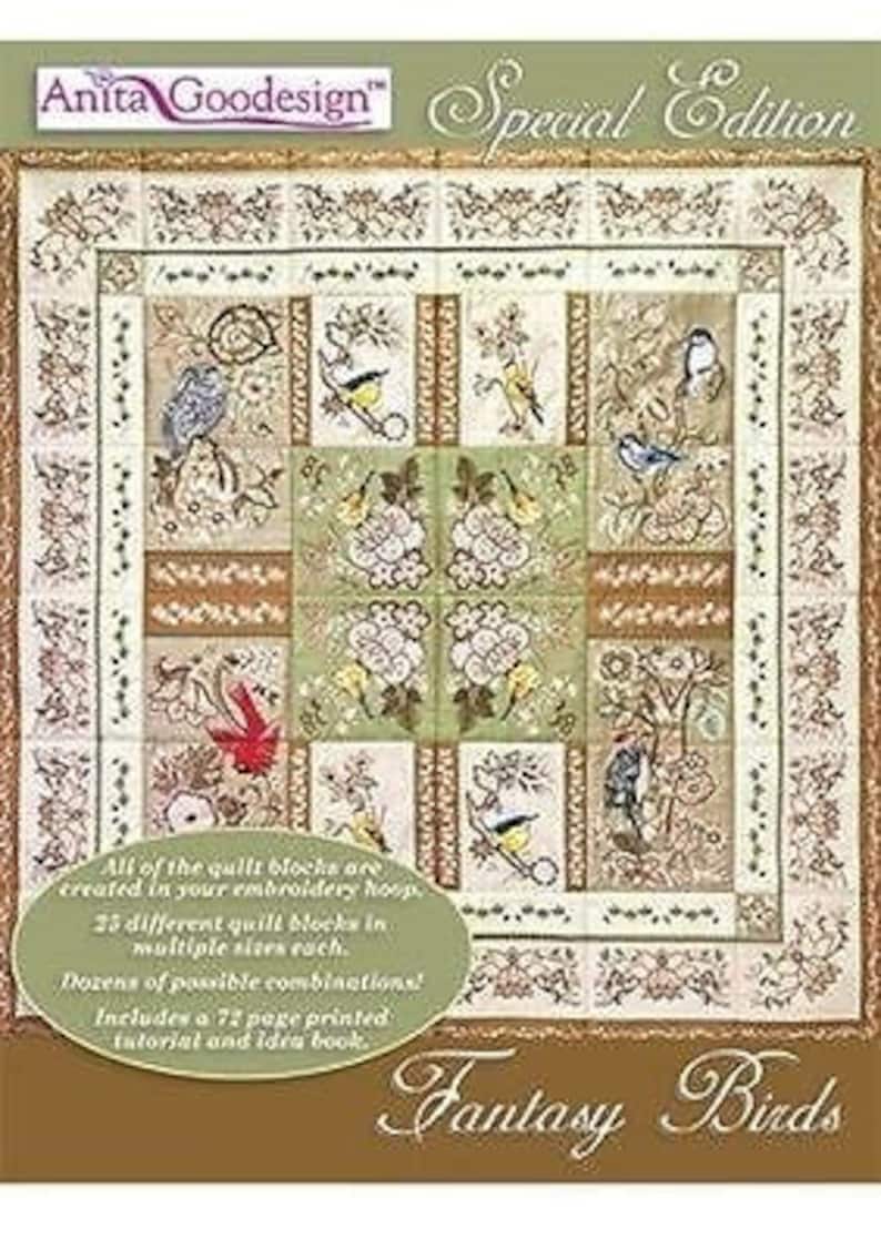 Anita Goodesign Fantasy Birds Special Edition Embroidery Design CD - Etsy