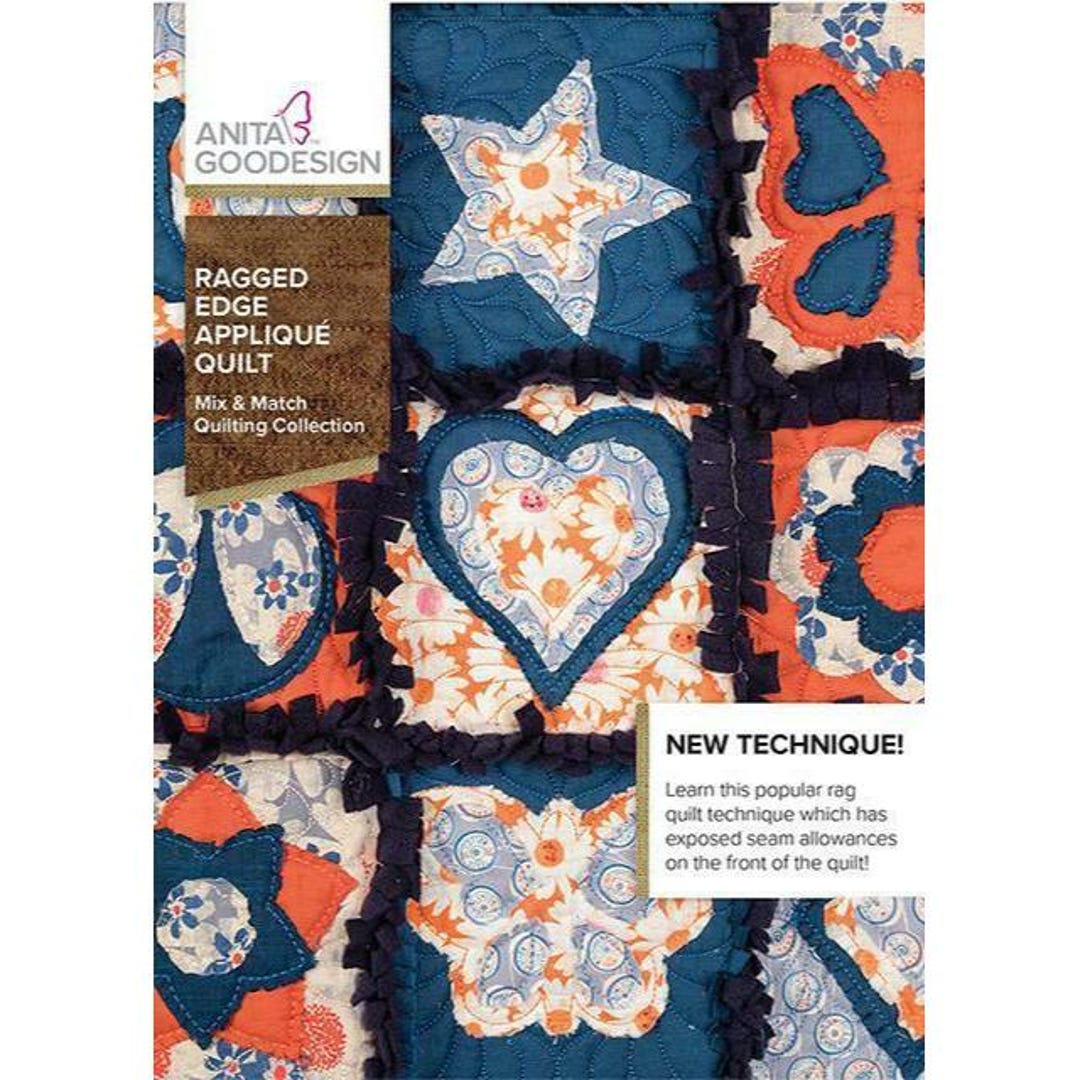 Ragged Edge Appliqué Quilt Anita Goodesign Embroidery Designs (CD Only ...