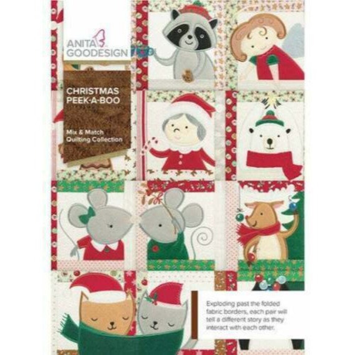 Christmas Peek-a-boo Anita Goodesign Embroidery Designs (CD Only) - Etsy