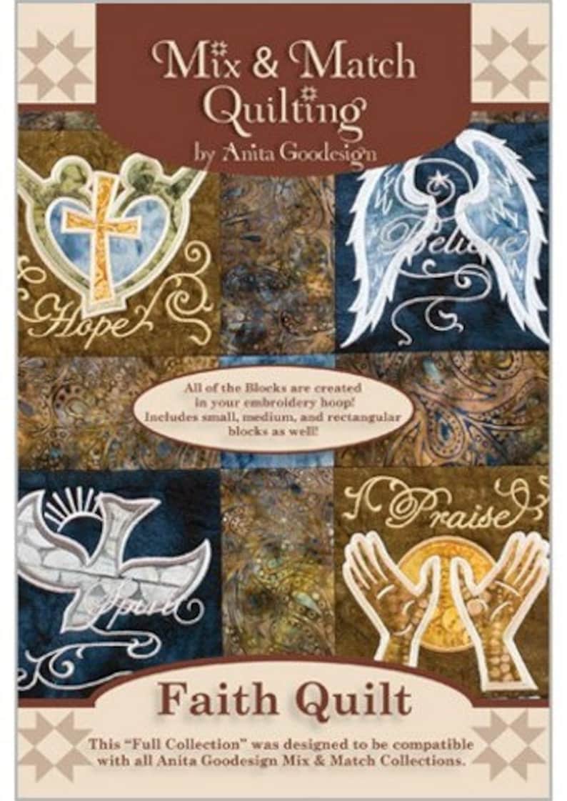 Anita Goodesign - Faith Quilt ~ Mix and Match Quilting - Etsy