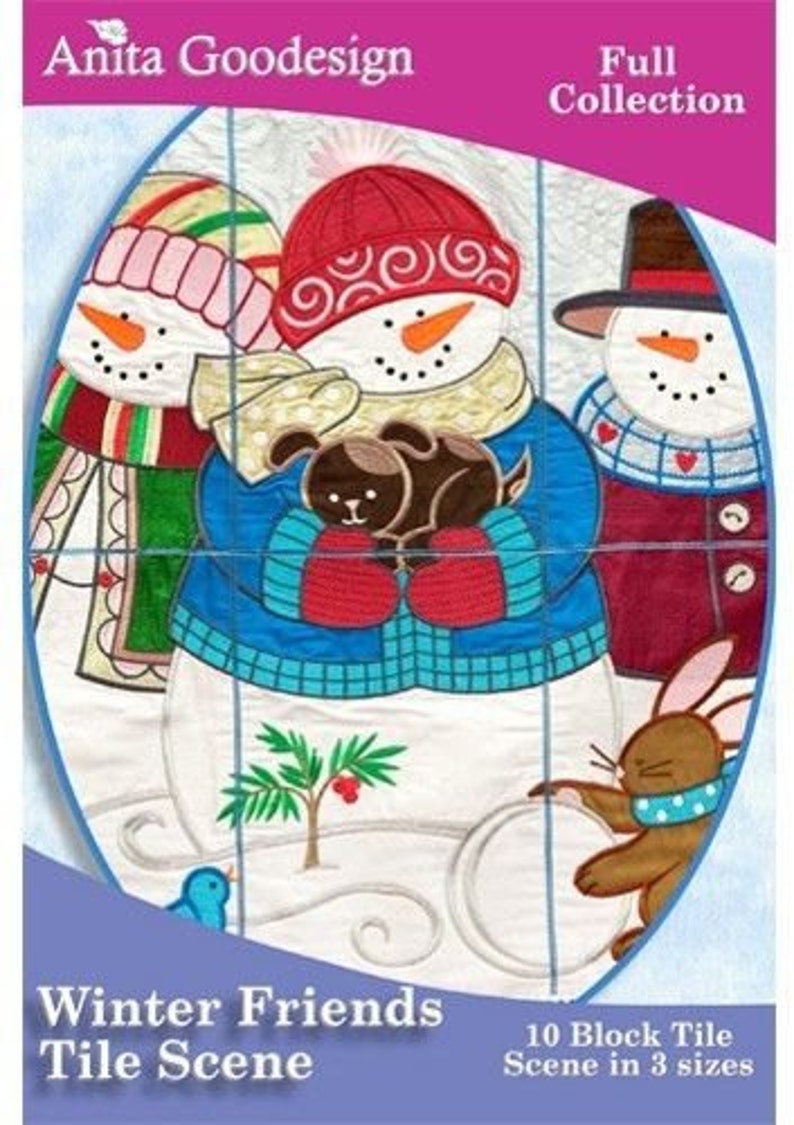 Winter Friend Anita Goodesign Embroidery Designs - Etsy