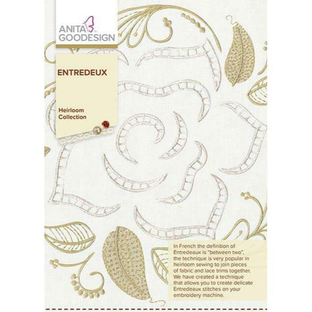 Entredeux Anita Goodesign Embroidery Designs (CD Only) NEW - Etsy