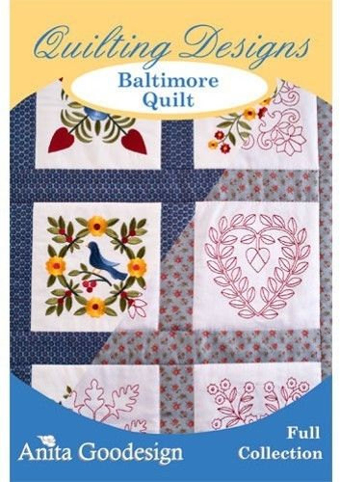 Baltimore Quilt Anita Goodesign Embroidery Design CD - Etsy