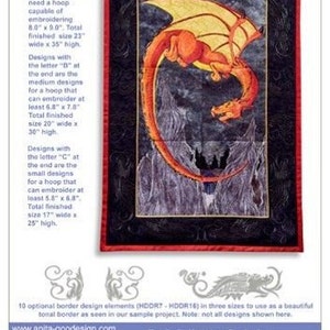 Dragon Tile Scene Anita Goodesign Embroidery Design CD - Etsy