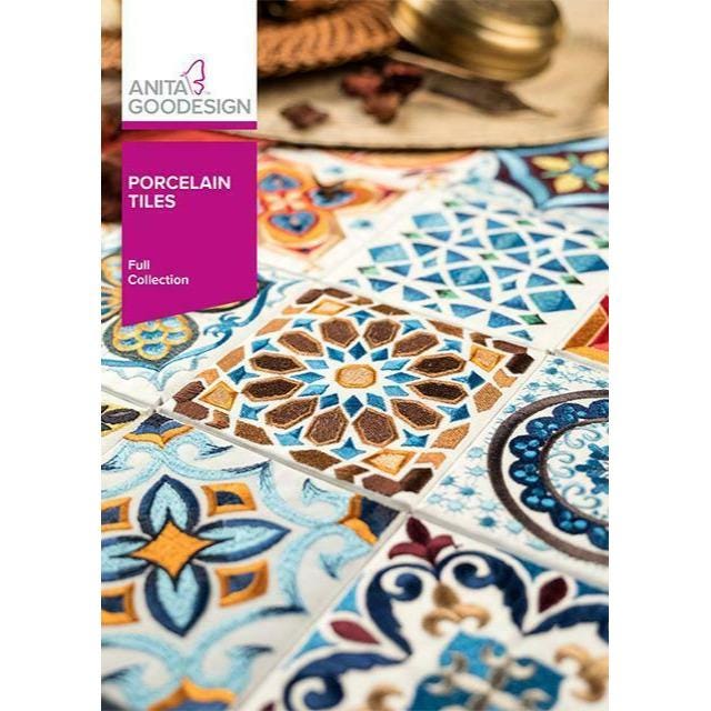Anita Goodesign Embroidery Designs CD Porcelain Tiles - Etsy