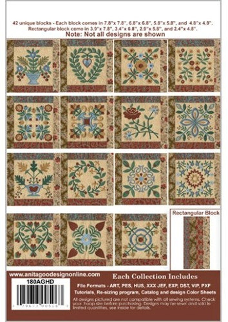 Anita Goodesign - Baltimore Revisited ~ Mix and Match Quilting ...