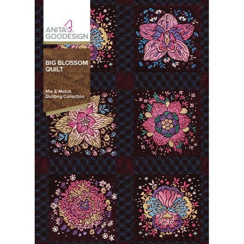 Anita Goodesign Embroidery Designs CD Big Blossom Quilt - Etsy