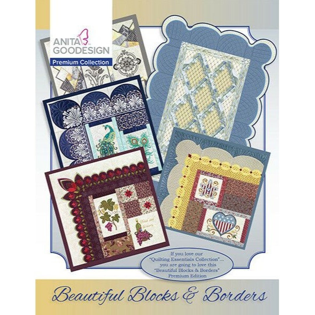 Anita Goodesign Premium Edition Beautiful Blocks & Borders Quilting ...