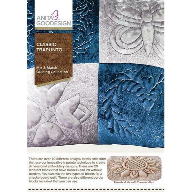 Anita Goodesign Embroidery Designs CD Classic Trapunto NEW - Etsy