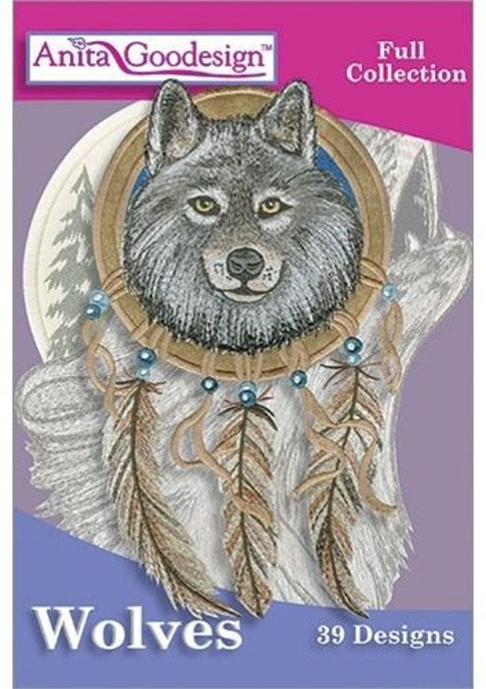 Wolves Embroidery Design Anita Goodesign - Etsy