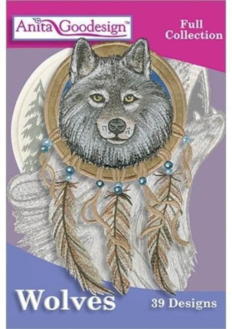 Wolves Embroidery Design Anita Goodesign - Etsy