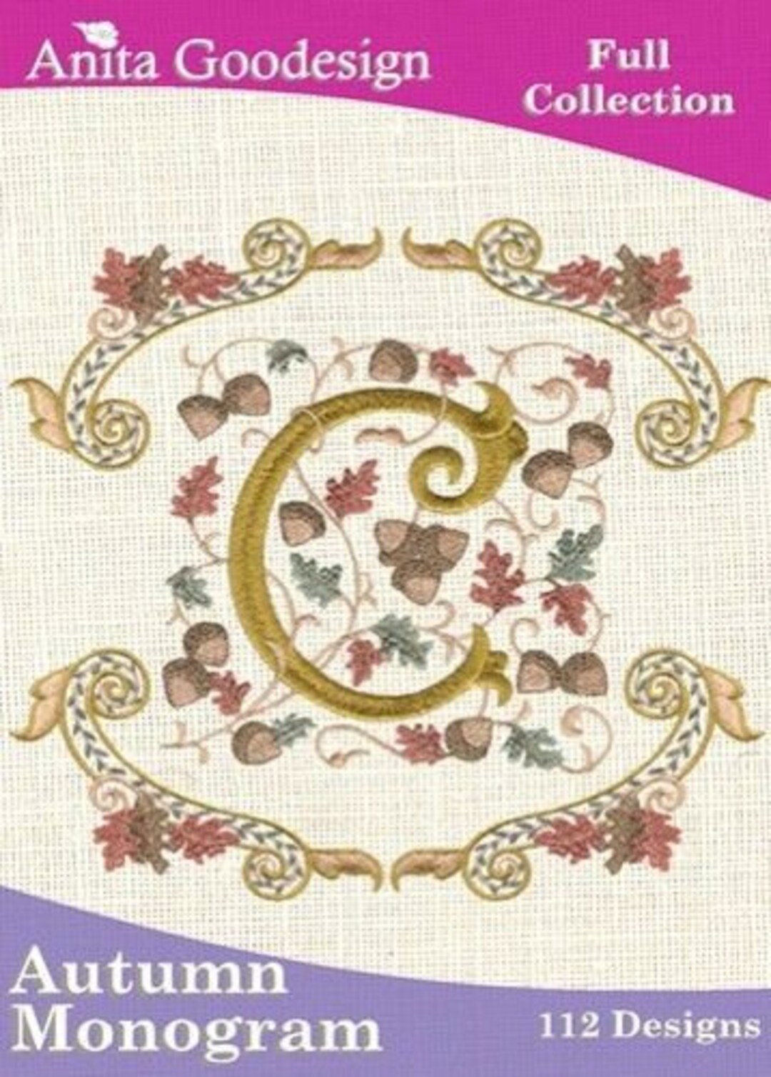 Autumn Monogram Anita Goodesign Embroidery CD Design - Etsy
