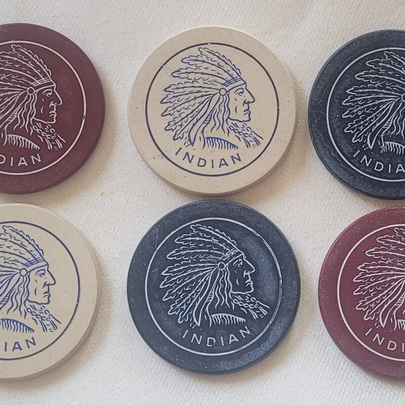 Antique Poker Chip - Etsy