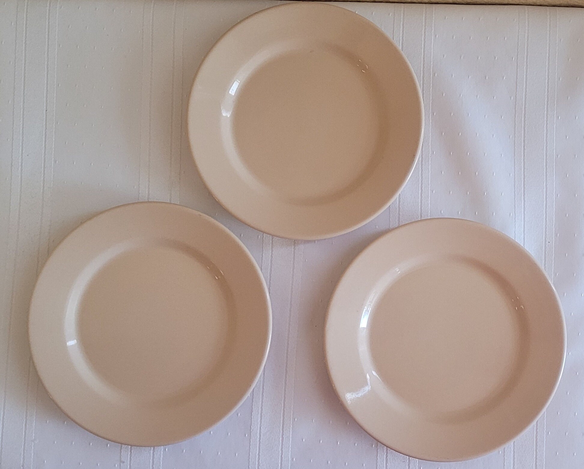 3 Vintage Wallace China Restaurant Ware Desert Ware Cafe Dessert Salad ...