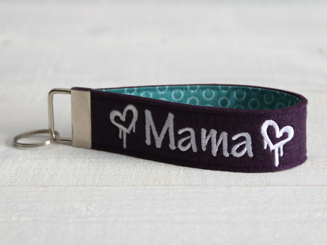 Mom Lanyard Felt Colorful Gift Mother's Day - Etsy UK