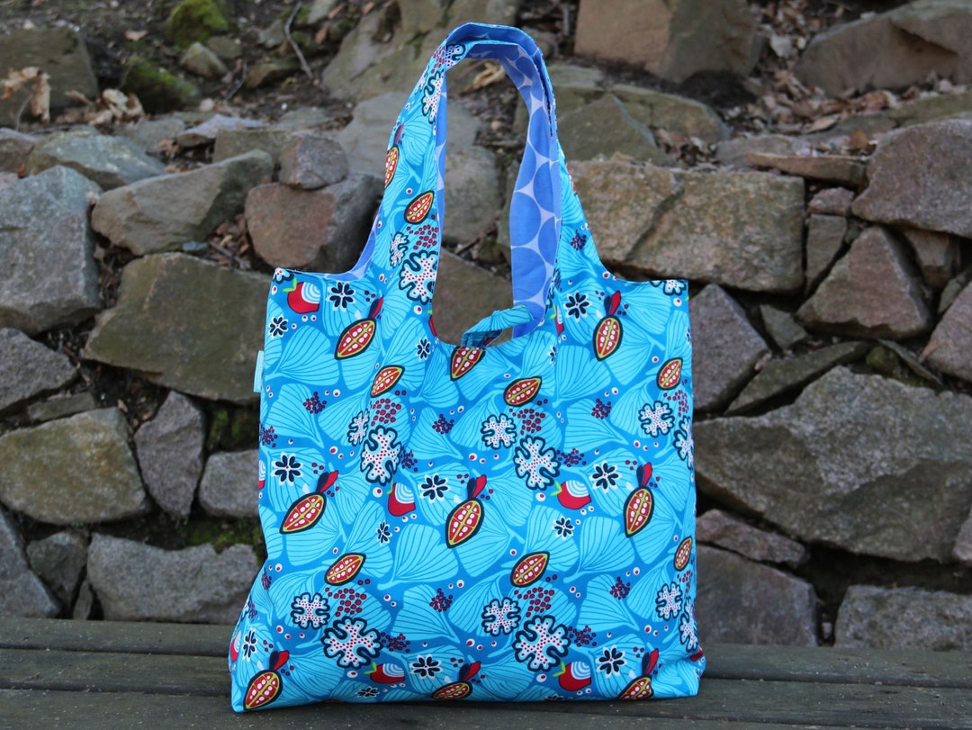 Shopper BLUE Beach Bag Shopping Bag XXL Shopping Bag - Etsy