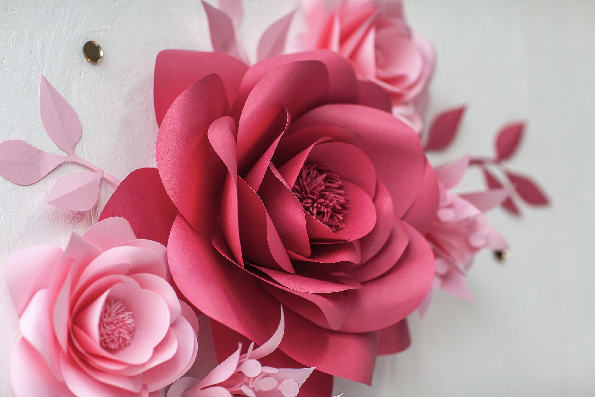 One-of-a-kind Paper Flower Arrangement Paper Flower Wall | Etsy