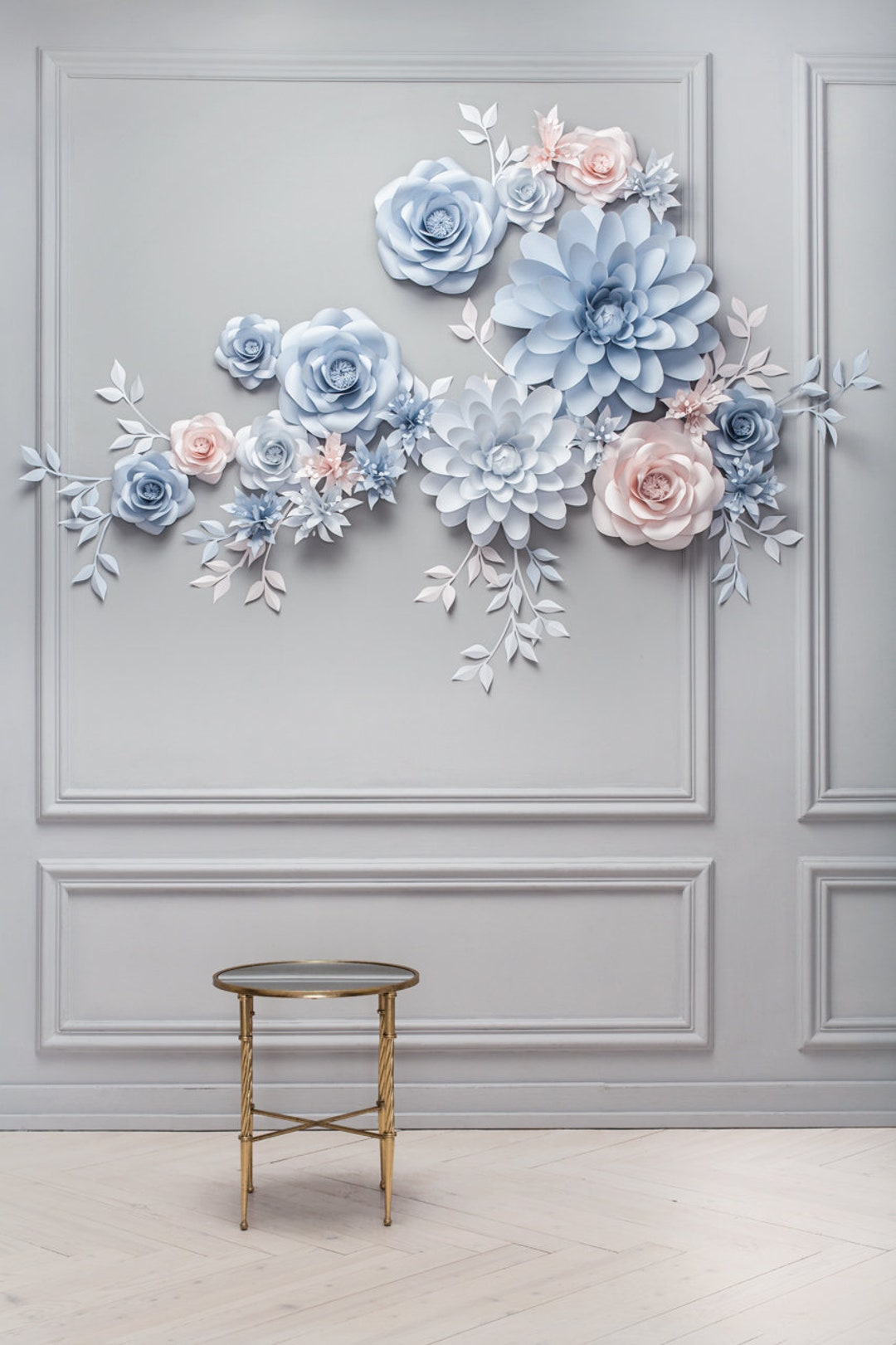 Wedding Paper Flower Backdrop Alternative Paper Flower Arch Wedding ...