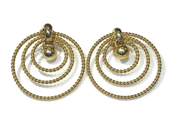 Nice Oversized Vintage Napier Three Tiered Textured H… - Gem