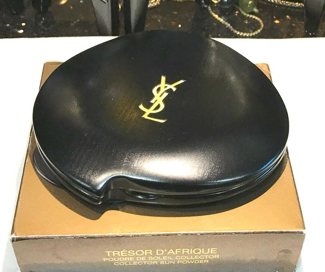 YSL Large (yves Saint Laurent) Tresor D' Afrique Wooden Collector Sun ...
